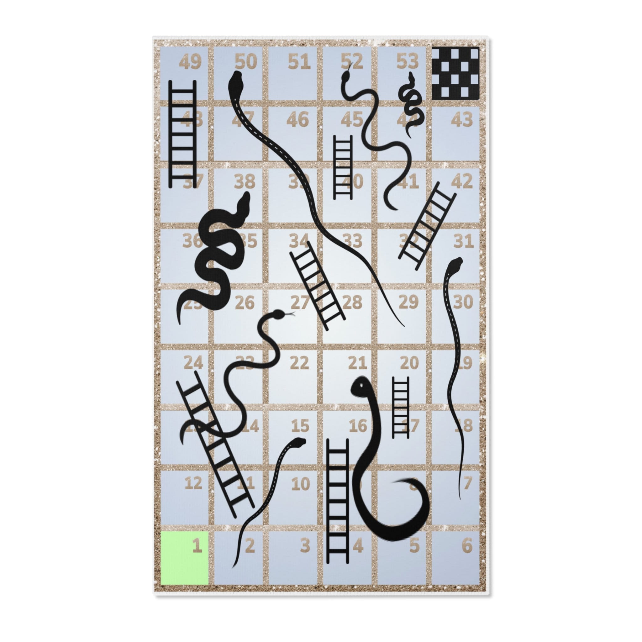 Life-size Snakes and Ladders - Huge Interactive Board Game Rug Where ...