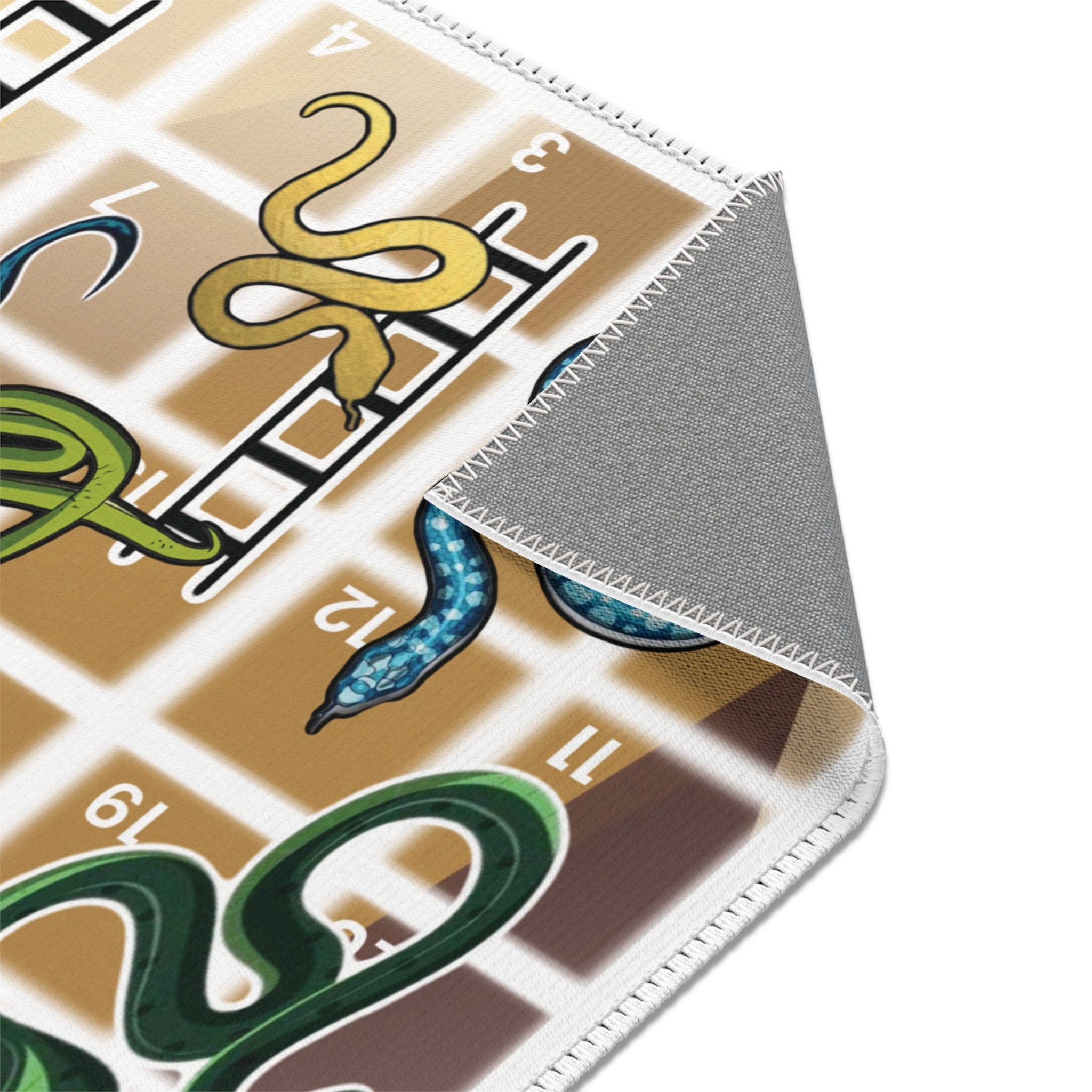 Giant Snakes and Ladders. Life-size Board Game Area Rug. Best Family ...