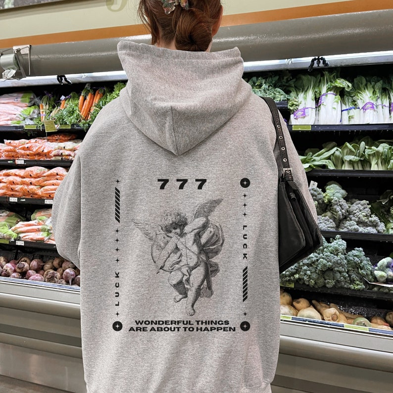 777 Angel Number Hoodie and Sweater for Women Trendy Hoodie Y2K ...