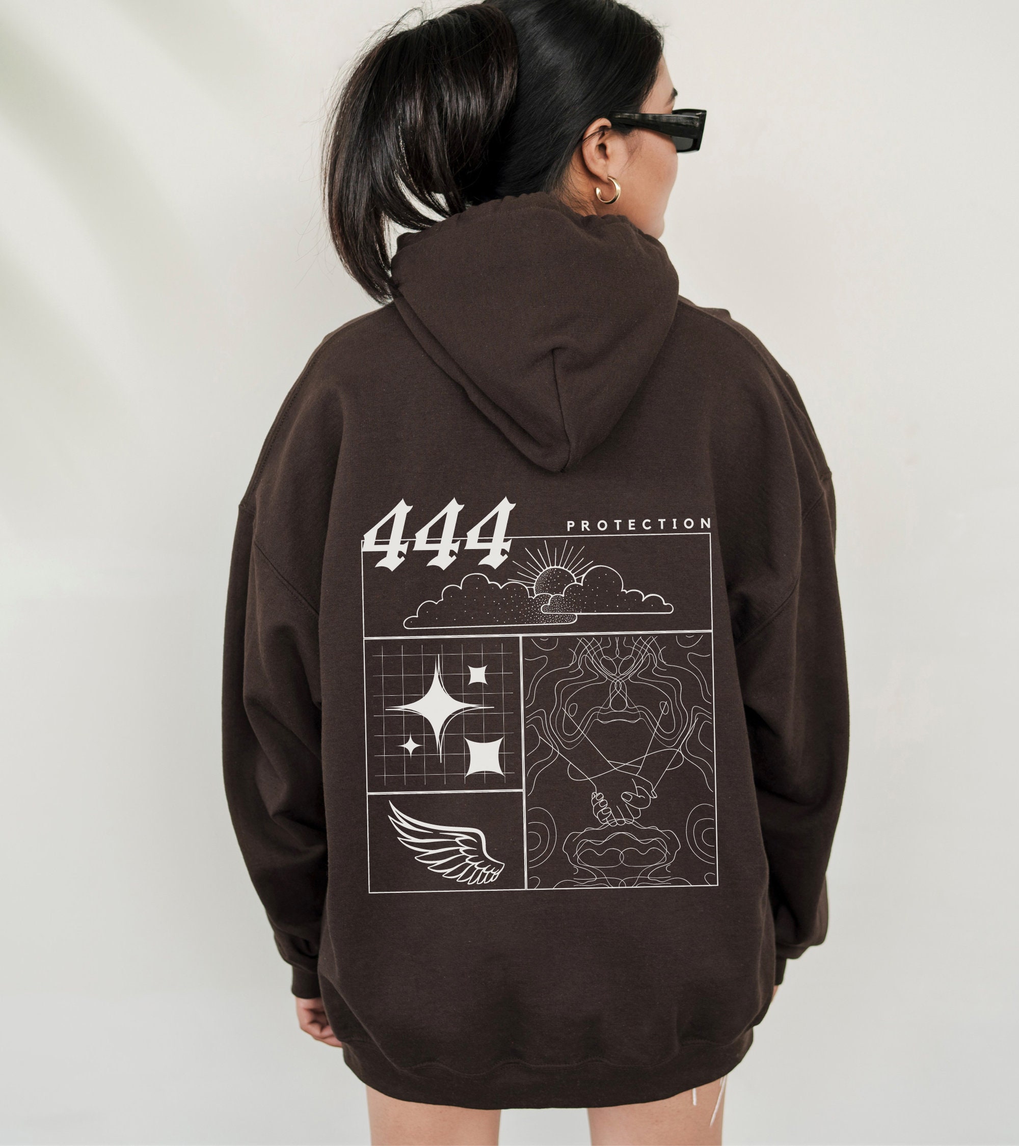 444 Angel Number Hoodie and Sweater for Women Trendy Hoodie Y2K ...