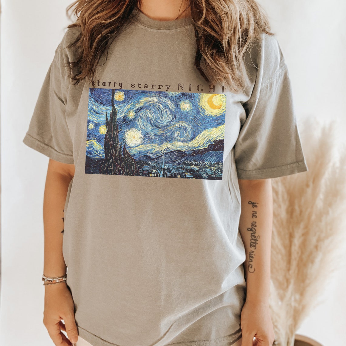 Vincent Van Gogh T Shirt Starry Night Shirt Van Gogh T Shirt - Etsy