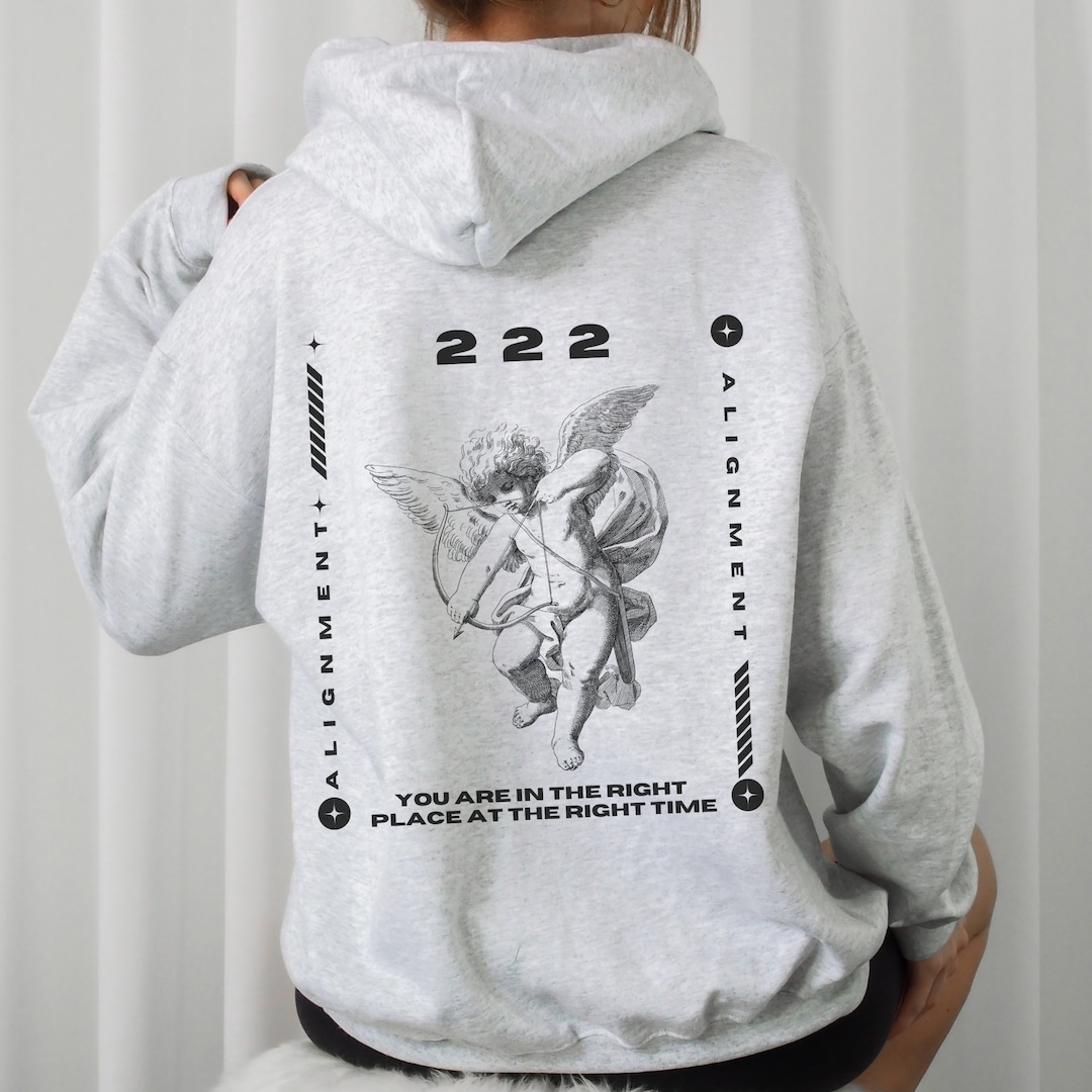 222 Angel Number Hoodie and Sweater for Women Trendy Hoodie Y2K ...