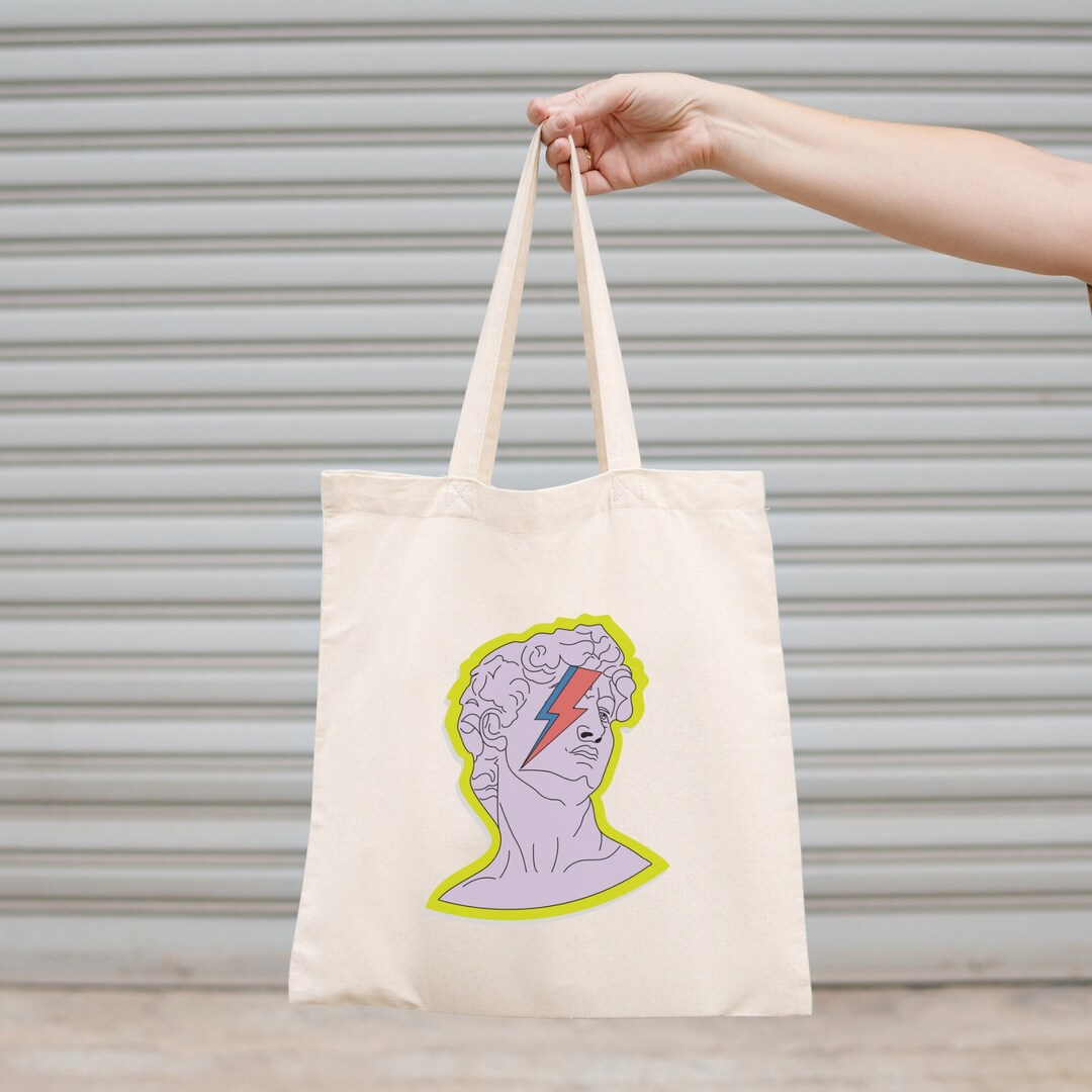David Michelangelo Canvas Tote Bag: Shoulder Bag - Etsy