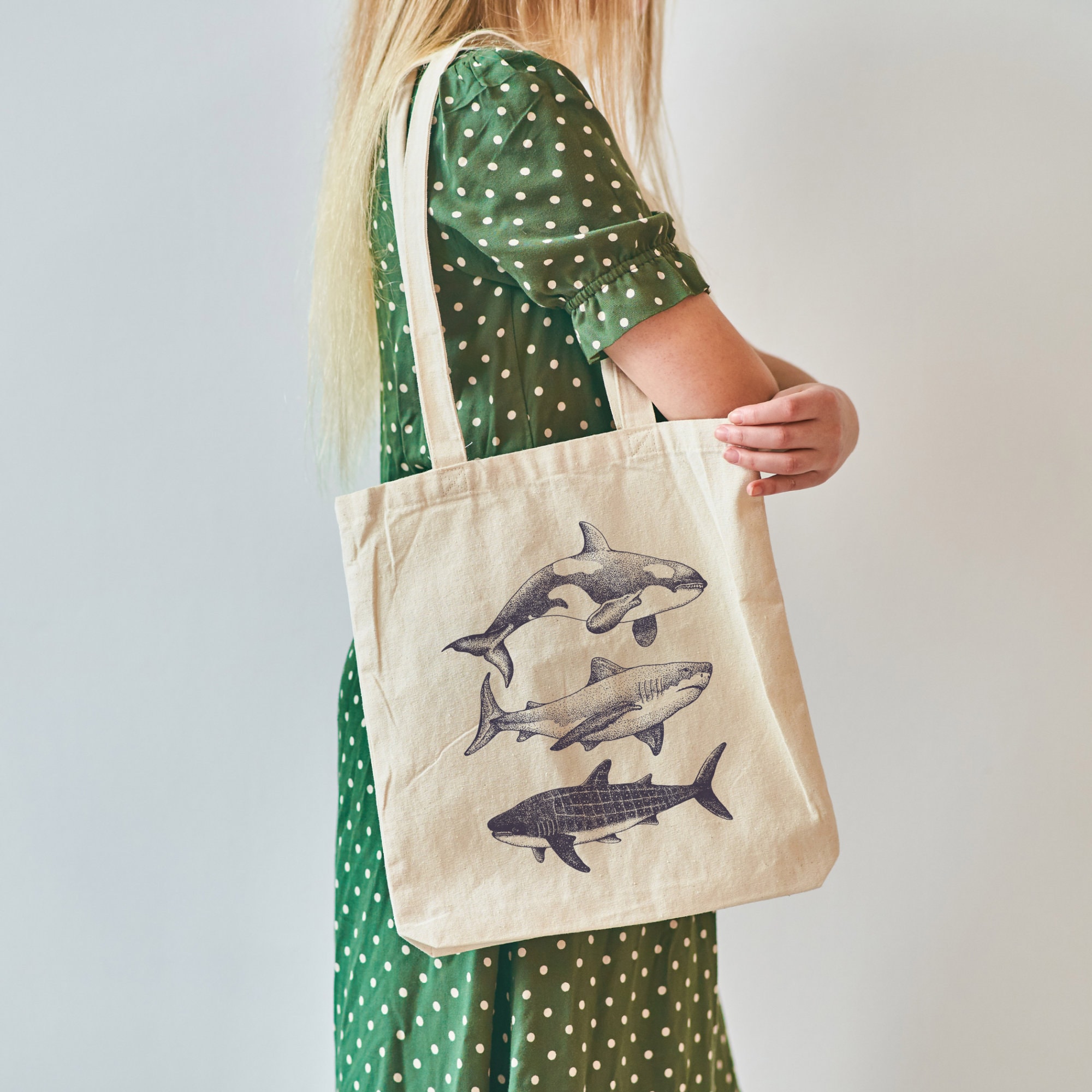 Whale Shark Tote Bag Canvas Tote Bag for Summer Beach Bag Beach Tote ...