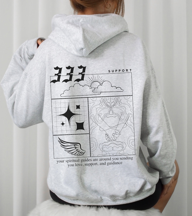 333 Angel Number Hoodie and Sweater for Women Trendy Hoodie Y2K ...