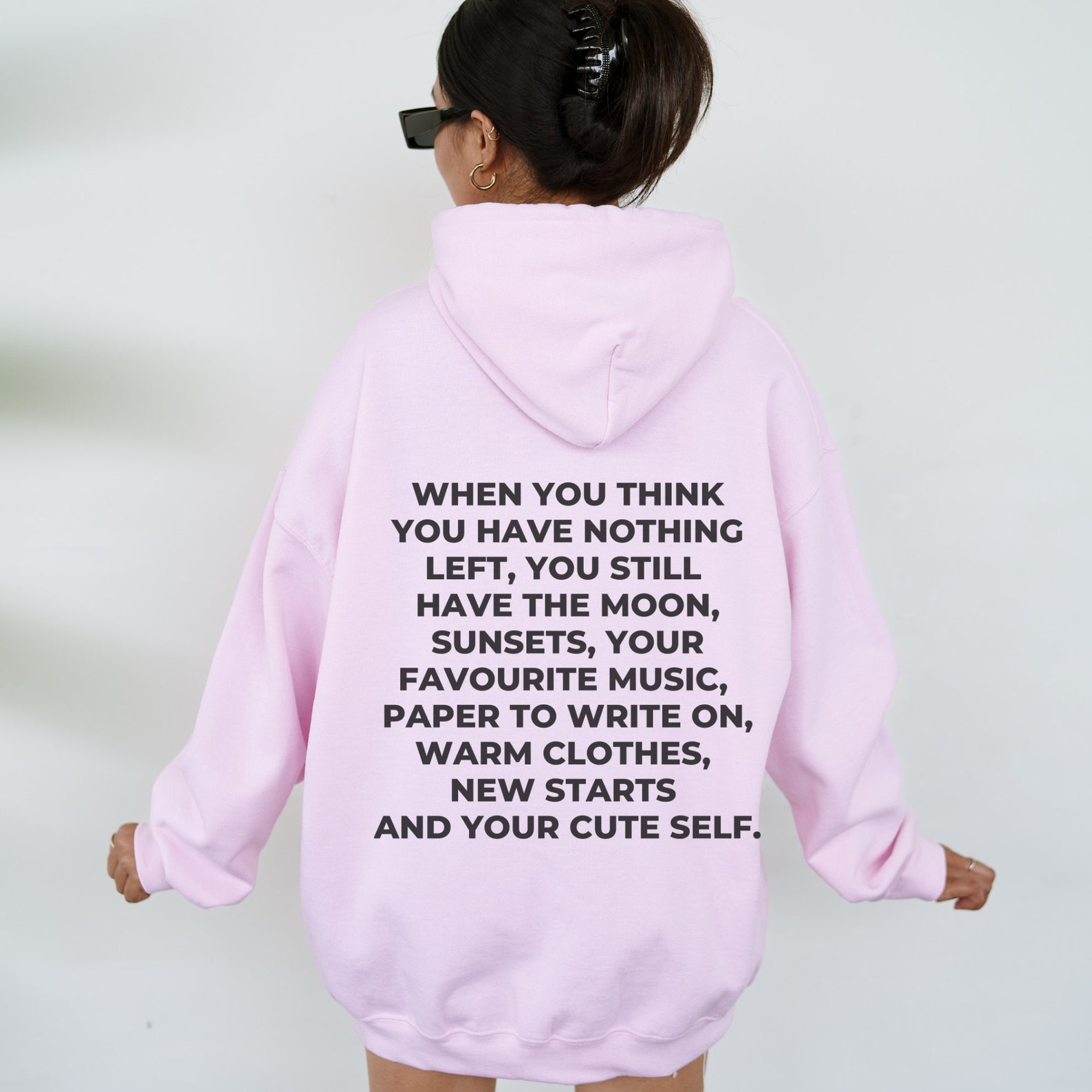 Mental Health Hoodie Tumblr Hoodie Words on Back Hoodie and Sweaters ...