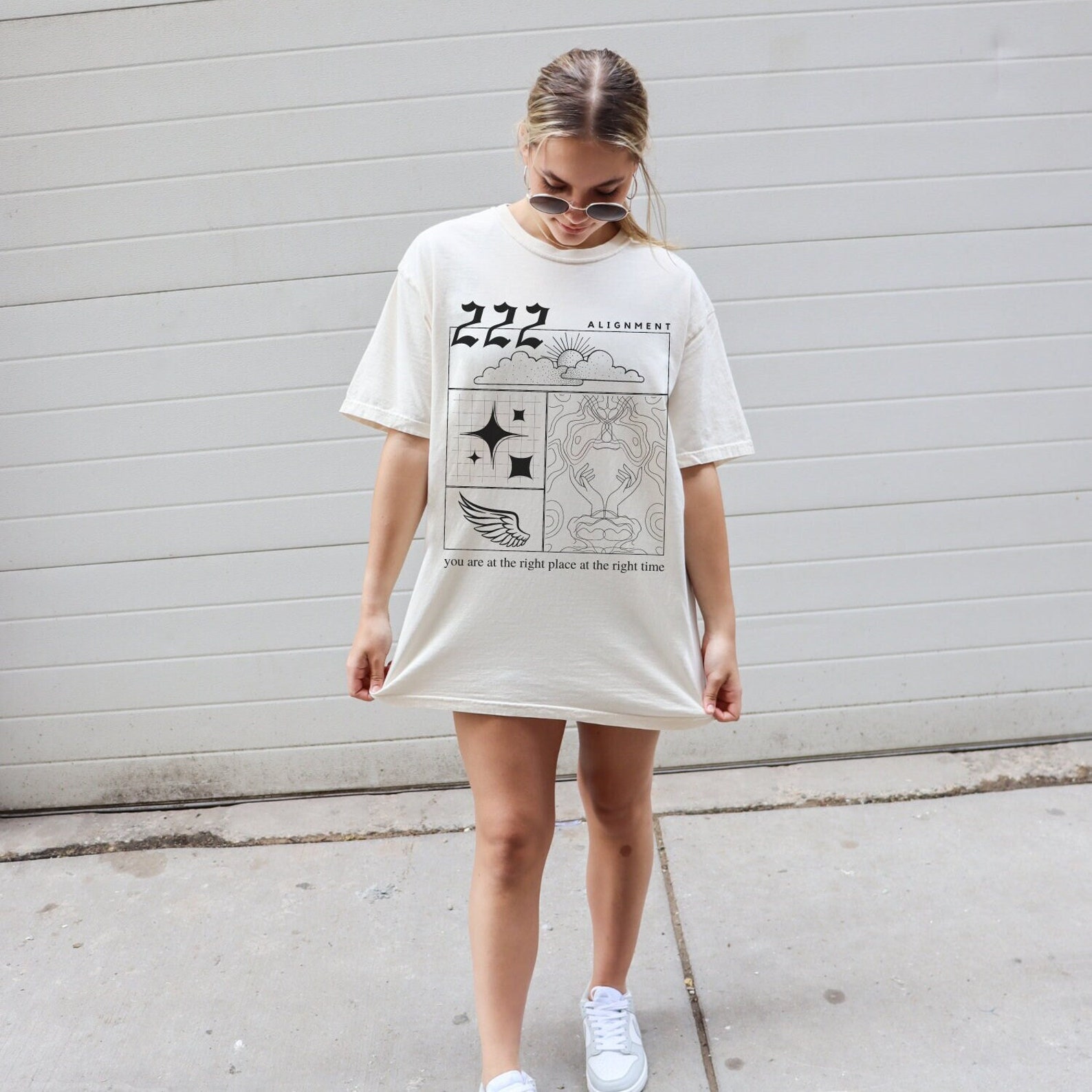 222 Angel Number T-shirt - Comfort Colors Y2K Trendy Tee - Etsy