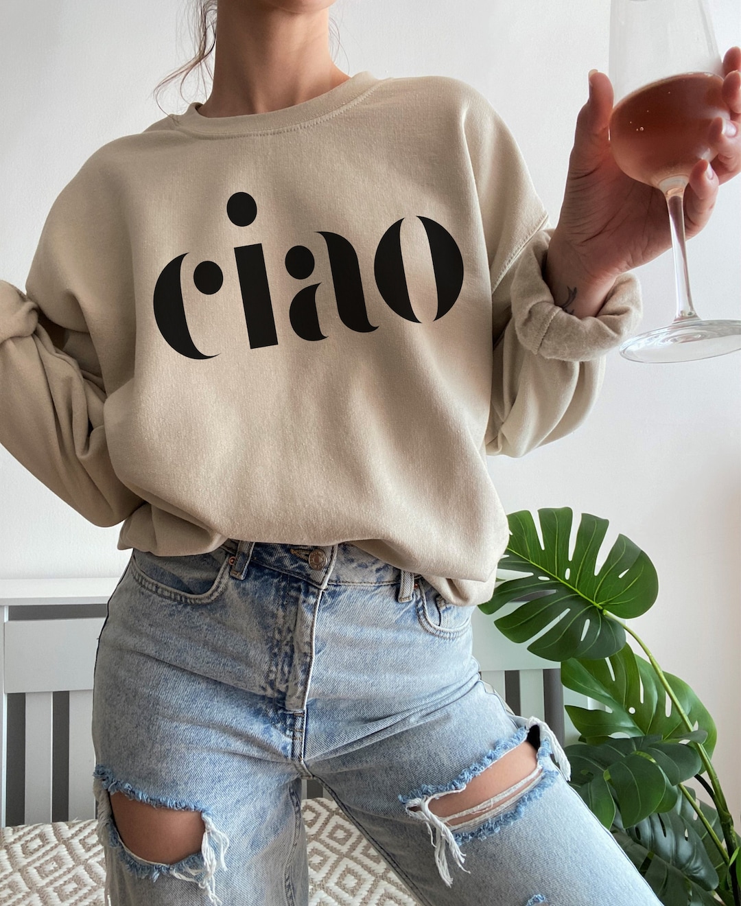 Ciao Sweatshirt-sweatshirt for Women Trendy-graphic Sweatshirt-unisex ...