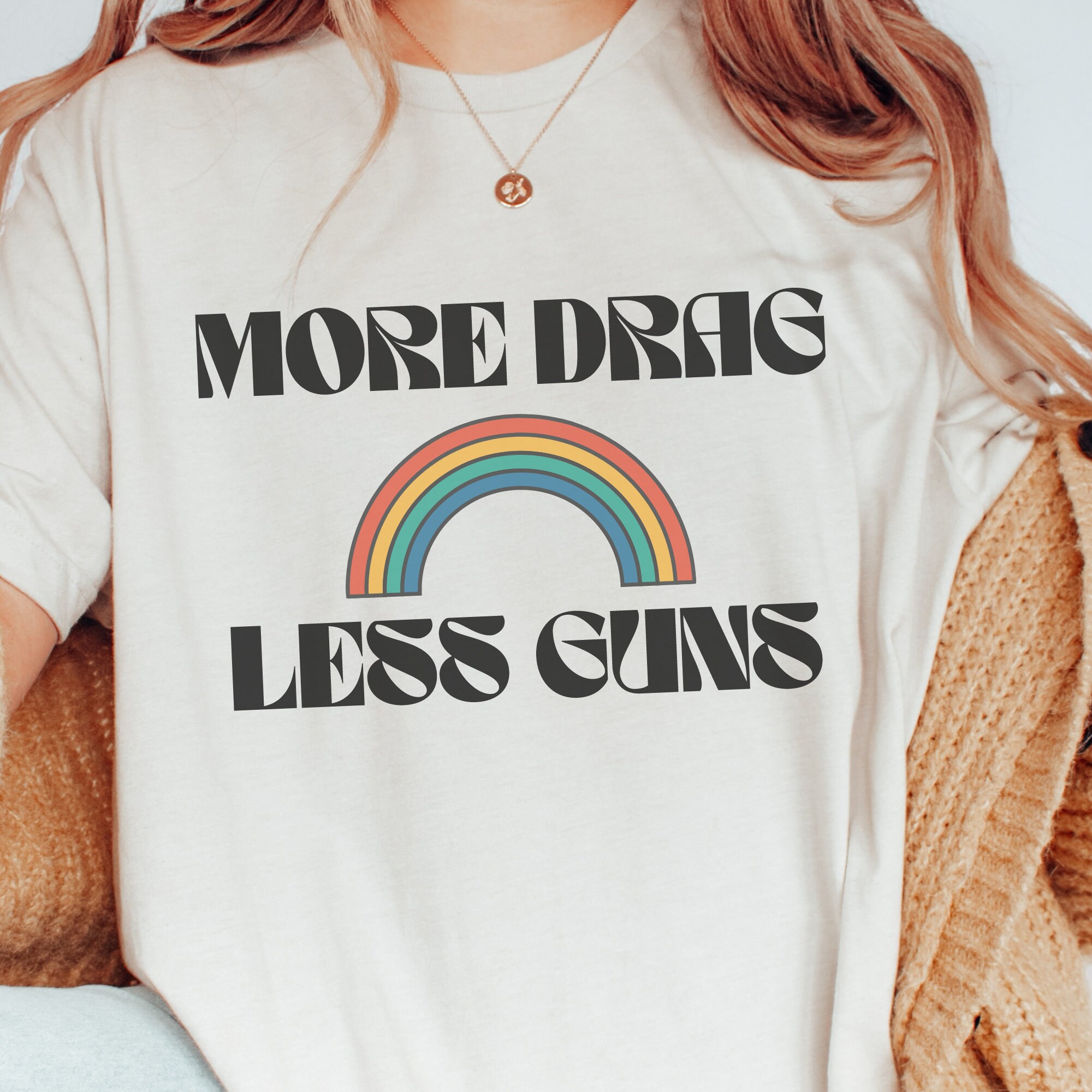 LGBTQ Ally Support Drag Shirt Drag is Not a Crime Tee More Drag Less ...