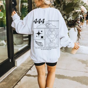 444 Angel Number Sweatshirt for Women Trendy Sweatshirt 444 Cute ...