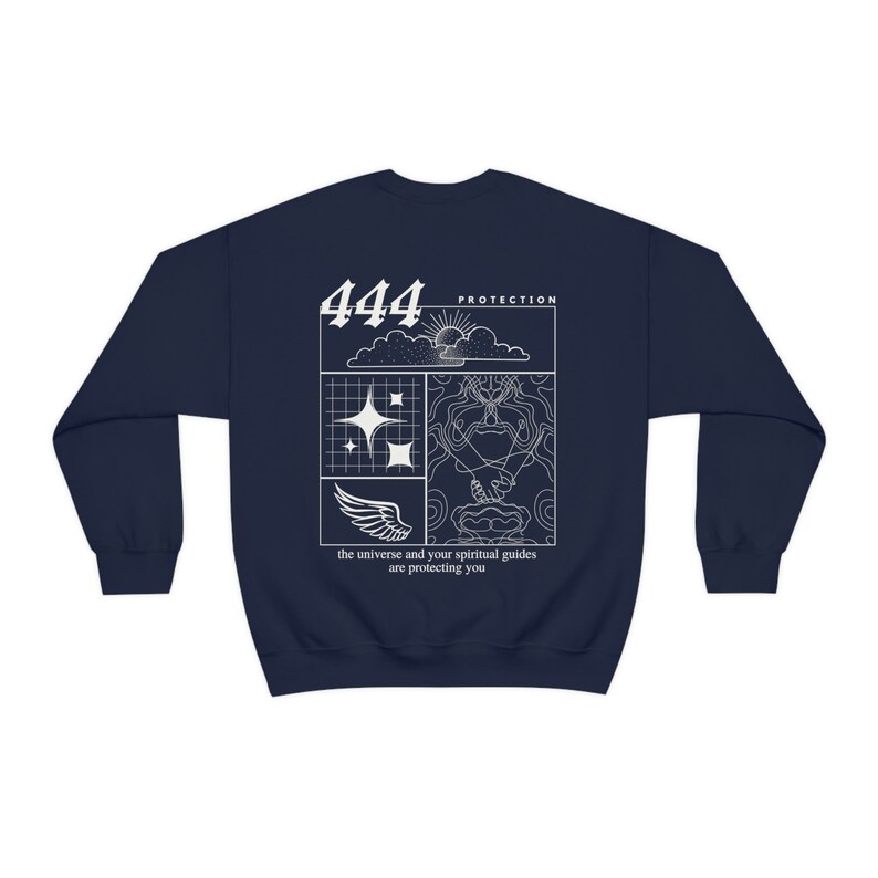 444 Angel Number Sweatshirt for Women Trendy Sweatshirt 444 Cute ...