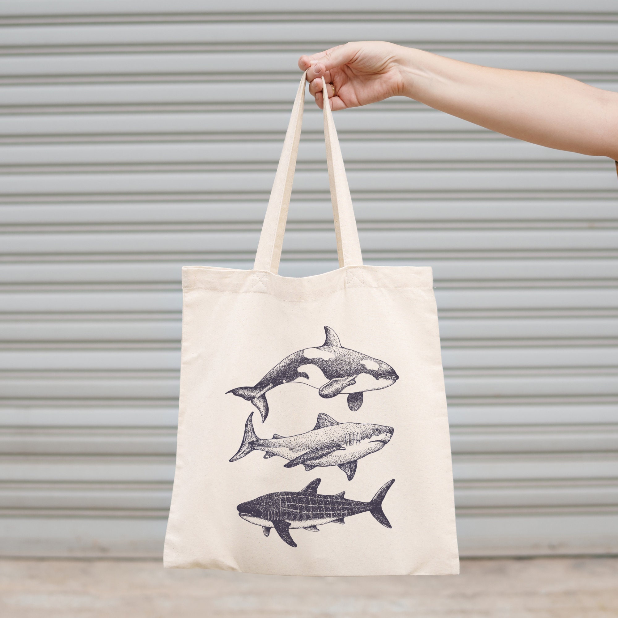 Whale Shark Tote Bag Canvas Tote Bag for Summer Beach Bag Beach Tote ...
