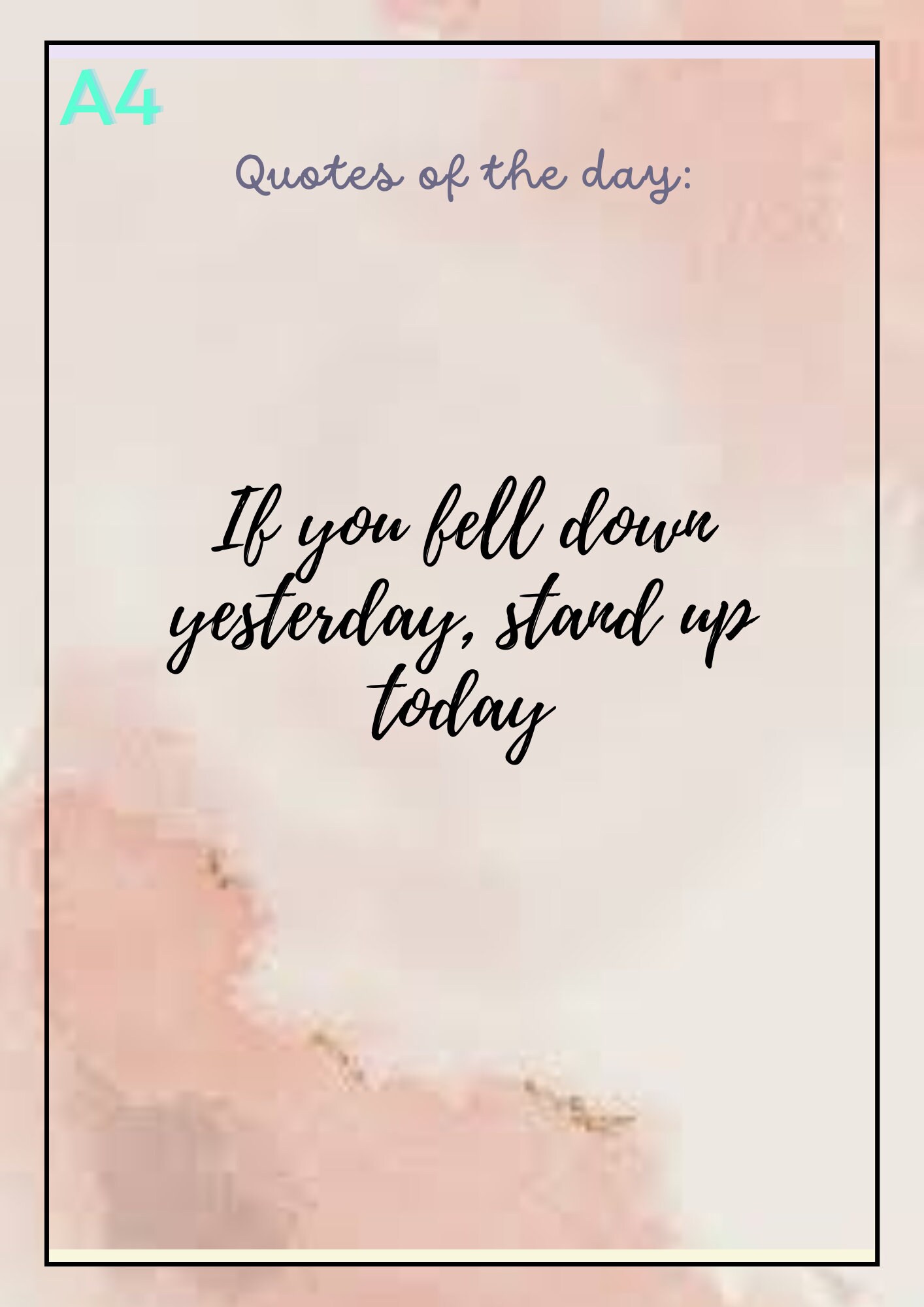 CANVA Poster,flowchart,invitation,card TEMPLATE - Etsy