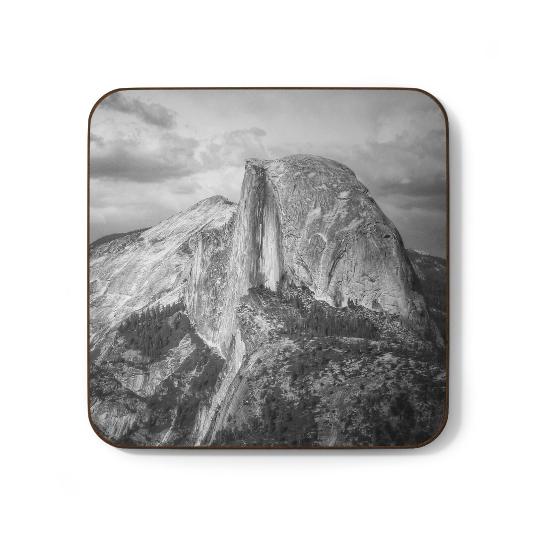 Hardboard Back Coaster half Dome, Yosemite National Park - Etsy