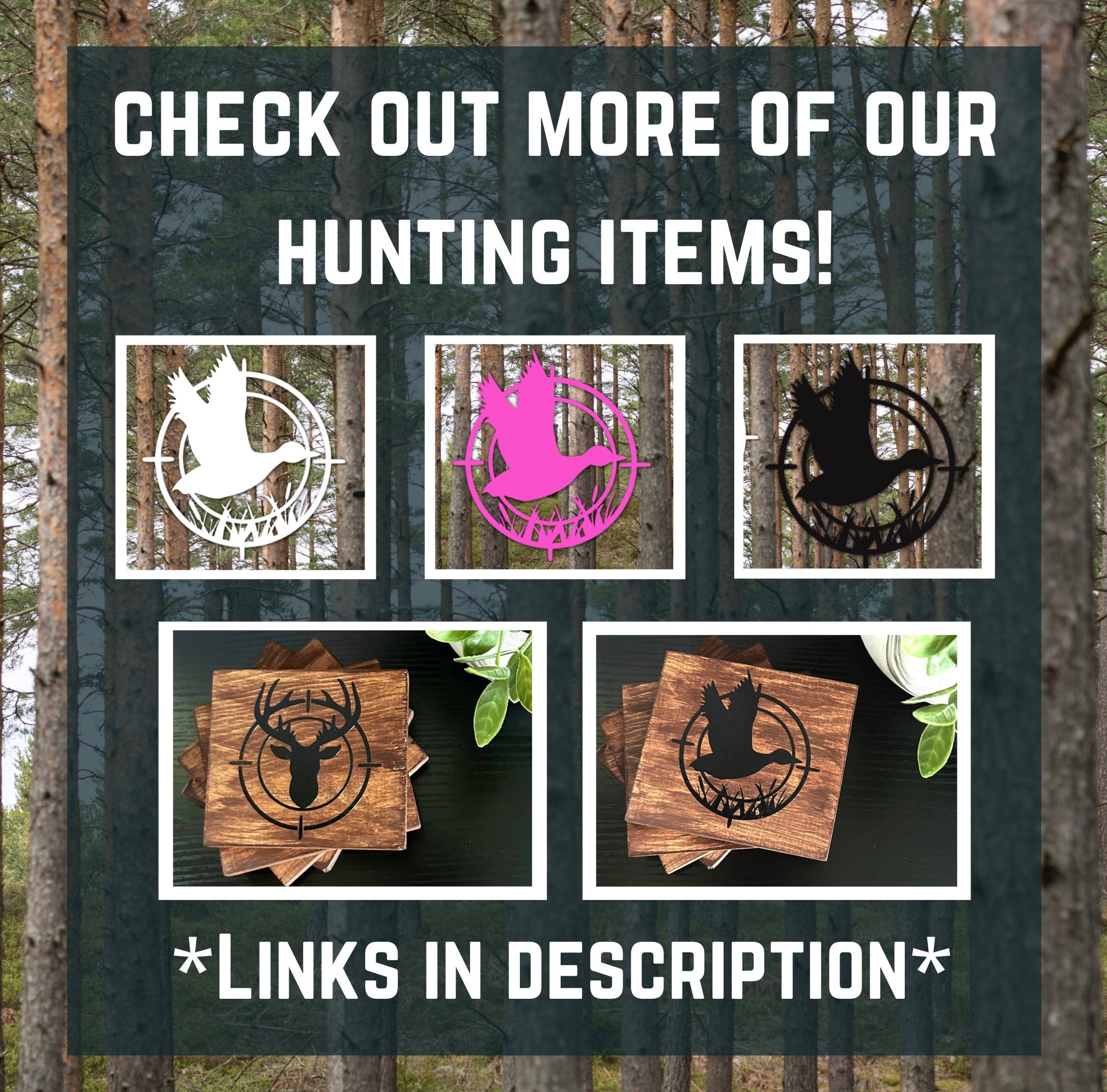 Deer Hunting Vinyl Decal Deer Head 9th Anniversary Gift Deer Antler ...