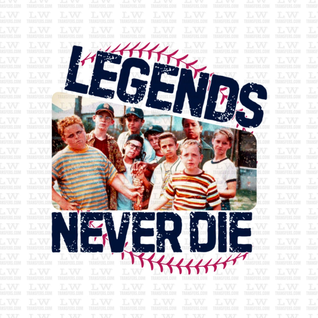 Baseball Legends Never Die / Ready to Press DTF Transfers / Direct to ...
