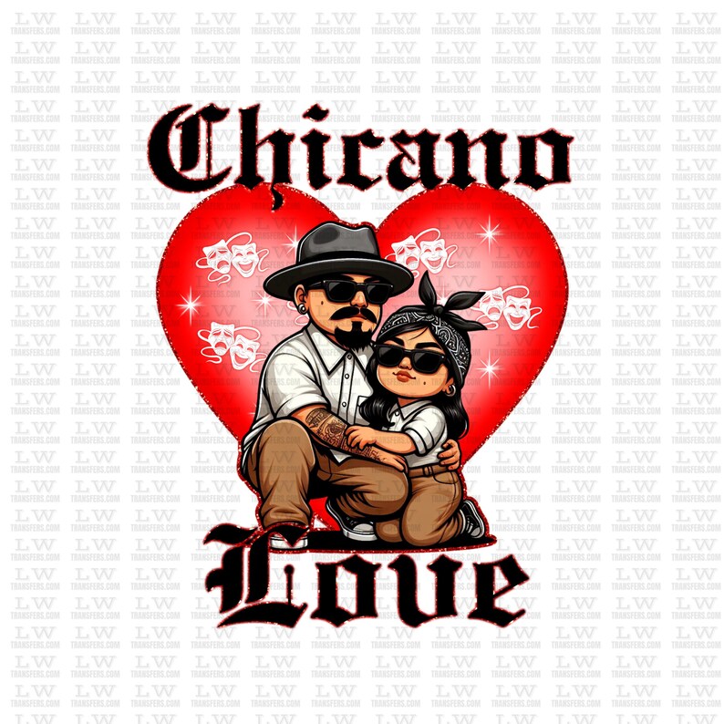 DTF Chicano Love Transfer | Always and Forever Ready to Press Transfers ...