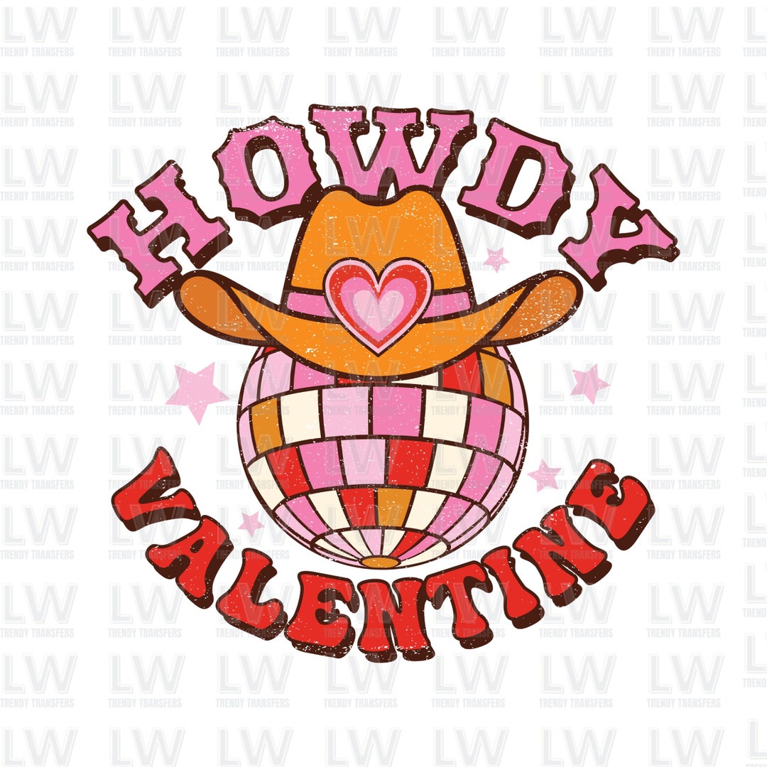 Sublimation Transfer Ready to Press Howdy Stacked Western Sublimation ...