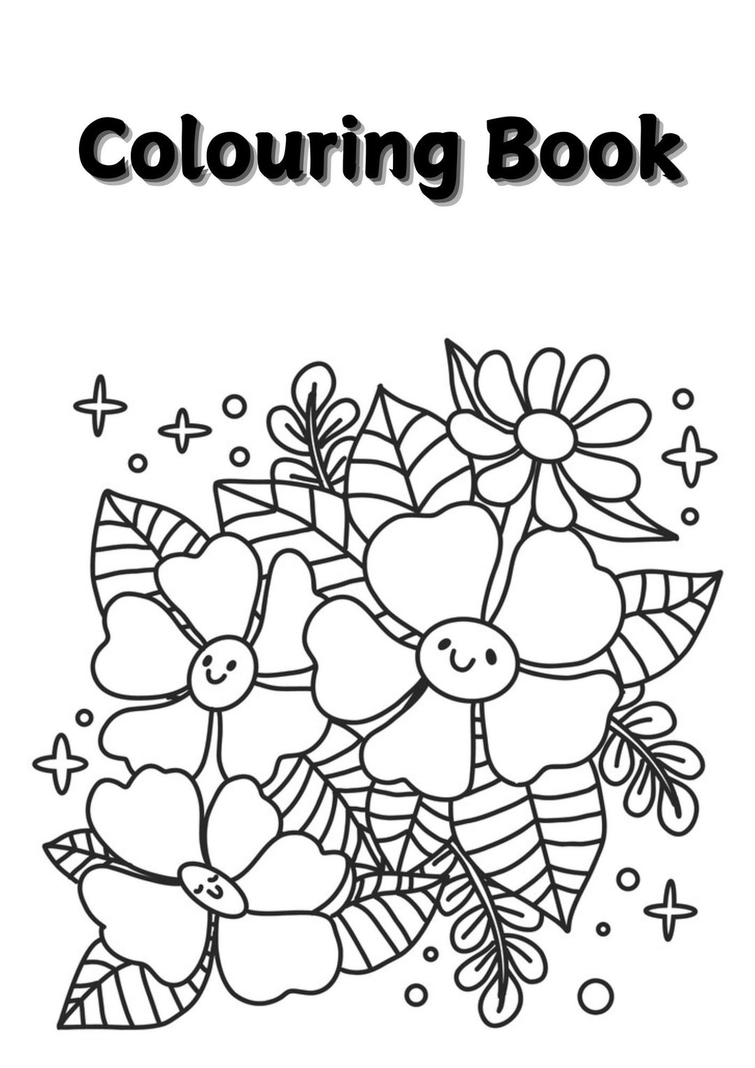 Colouring Book, Coloring Book, Printable Coloring Book - Etsy
