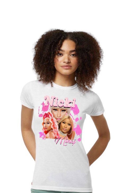 Nicki Minaj Shirt, Nicki Minaj Rapper 90s Shirt, NICKI MINAJ Rap Hip ...