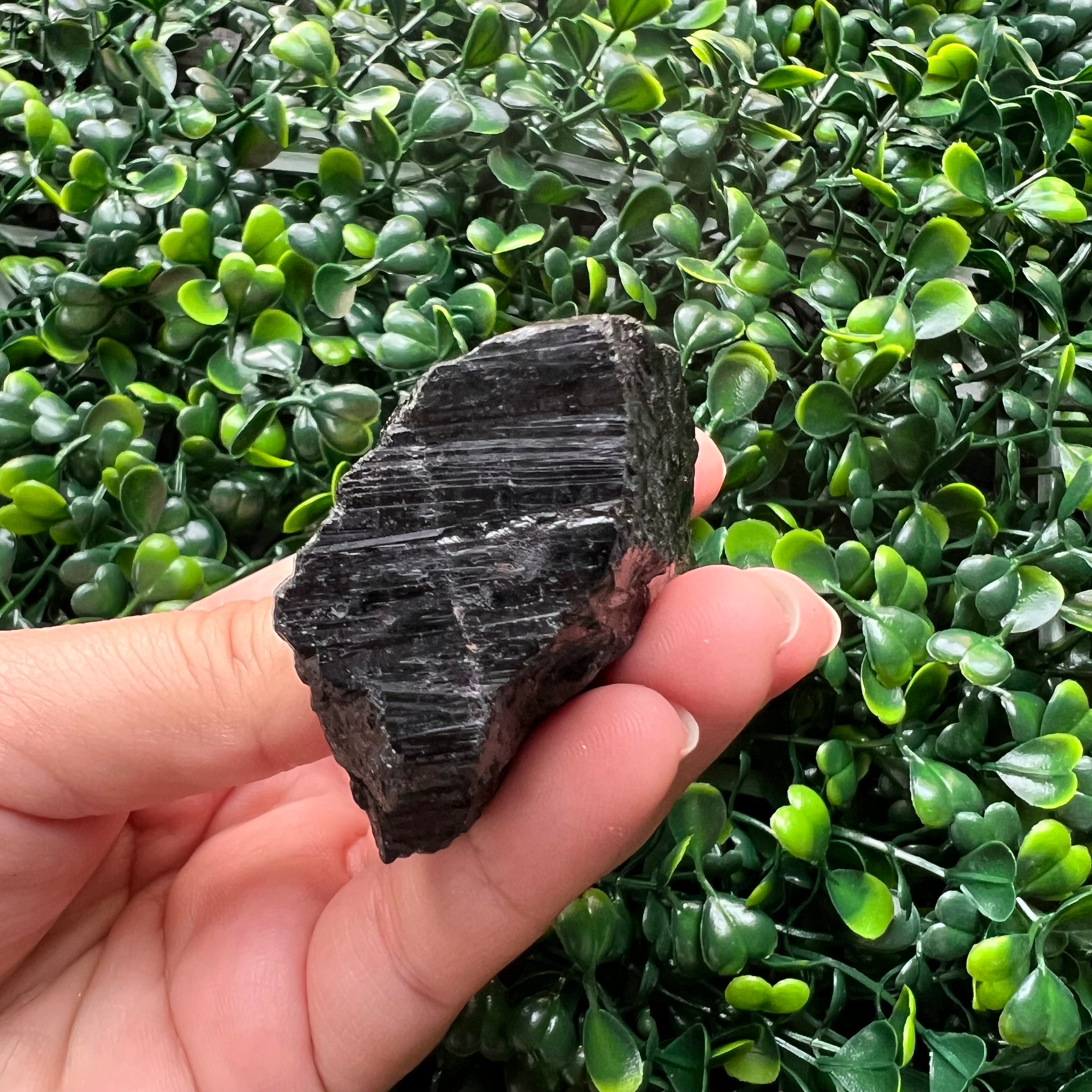 Raw Black Tourmaline, Protection Stone, Grounding Crystal, Natural ...