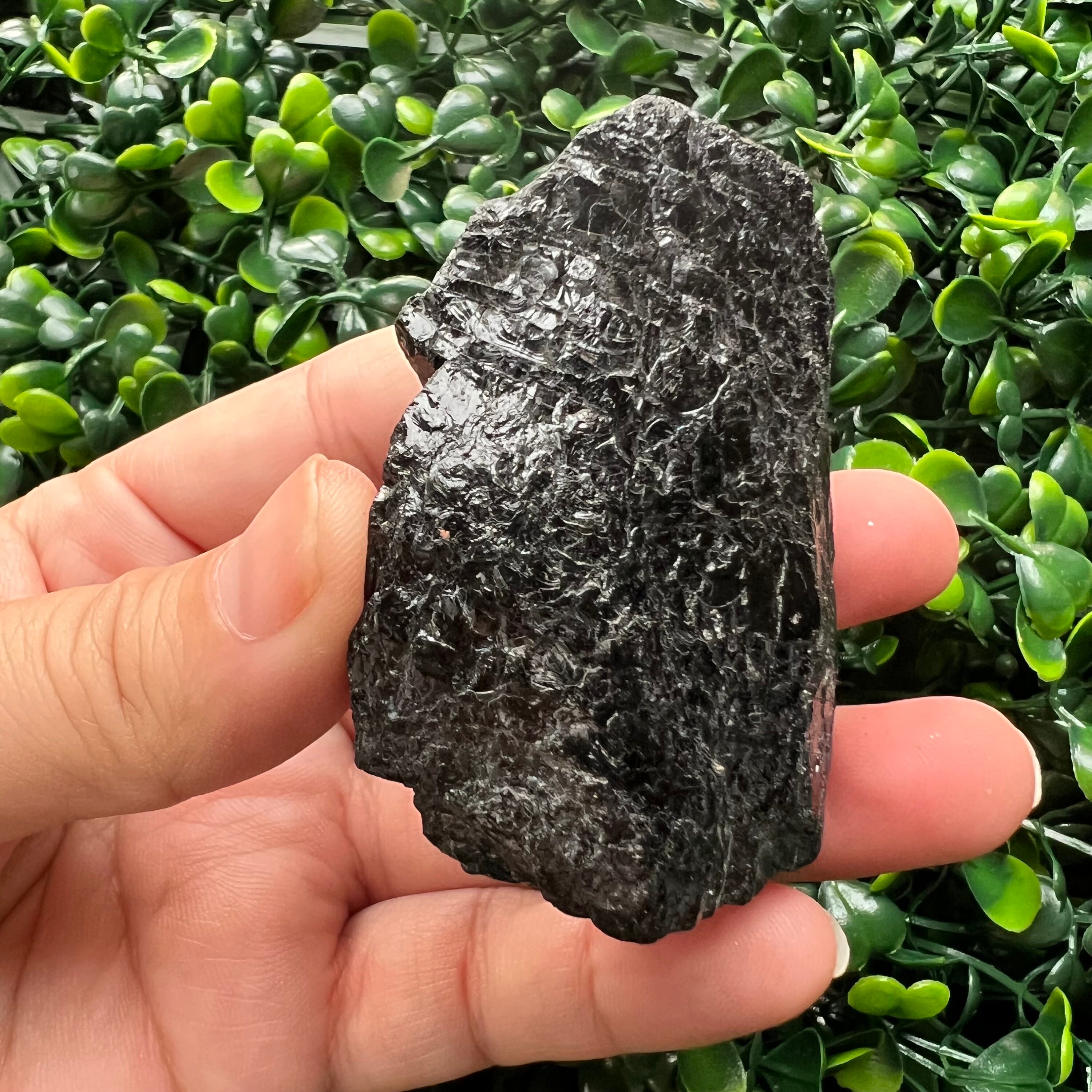 Raw Black Tourmaline, Protection Stone, Grounding Crystal, Natural ...