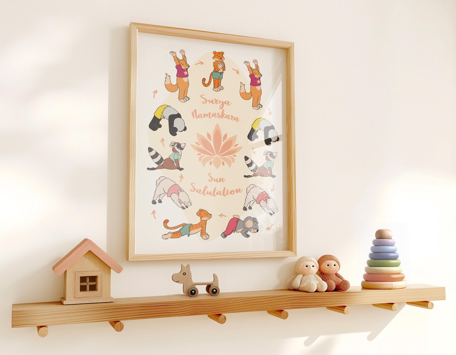 Kids Printable Yoga Wall Art | Kids PDF Relaxing Yoga Poses Art Print ...