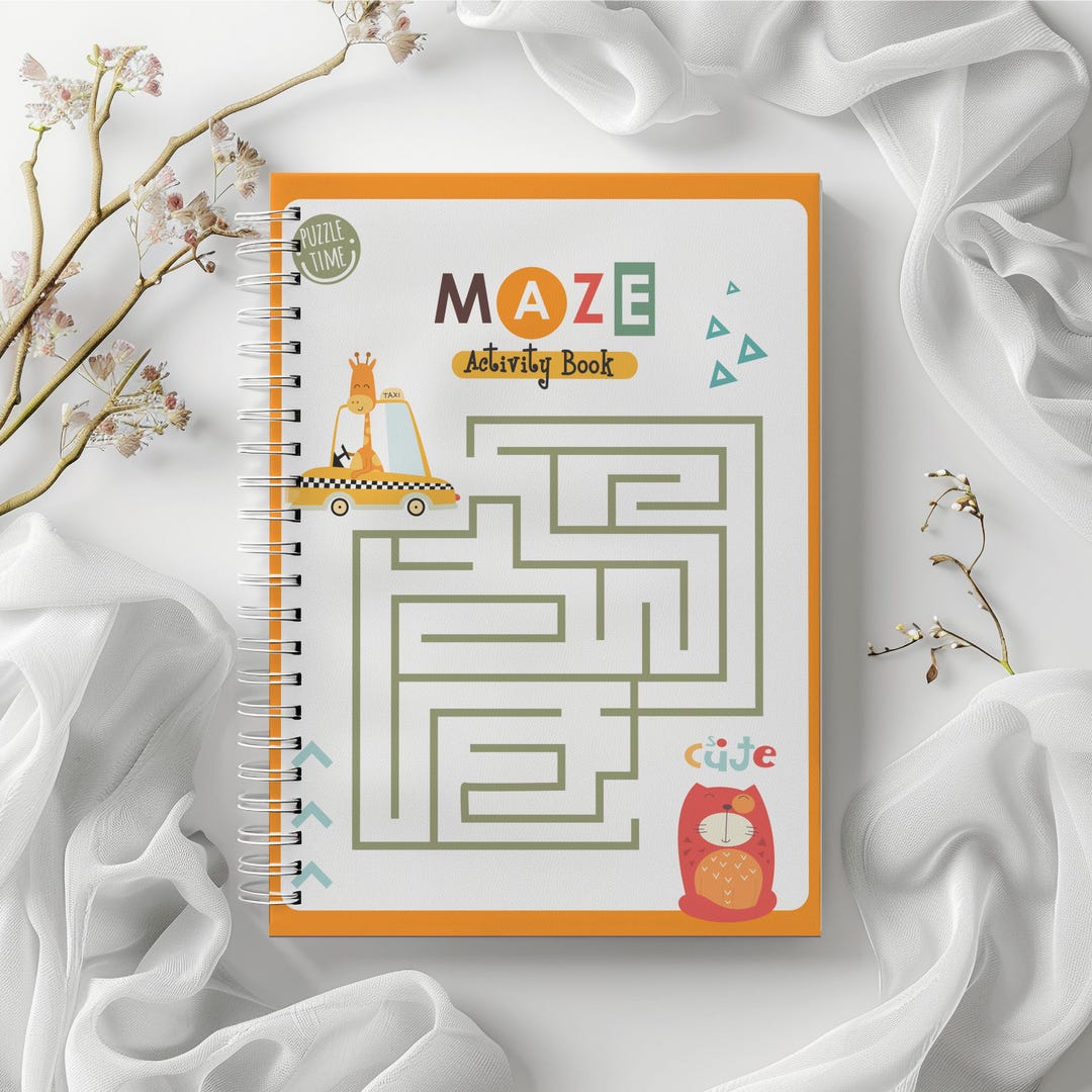 Maze Puzzles Activity Printable Games, Digital Puzzle Learning ...