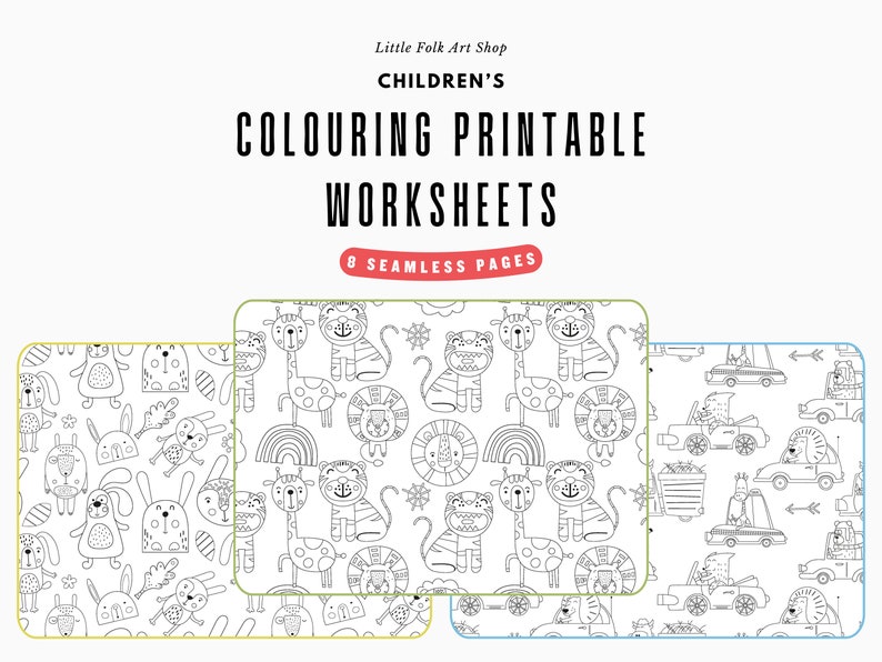 Warm Cozy Colouring Pages for Kids, Cute Coloring Book, Kawaii Toddler ...