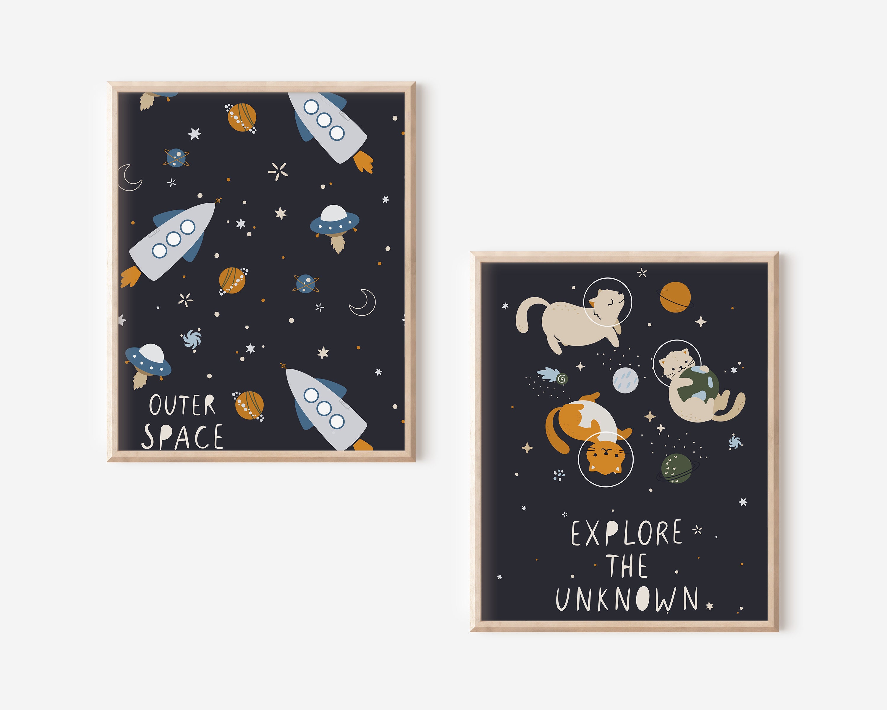 Space Themed Printable Activity Book for Kids Fun Learning Activities ...