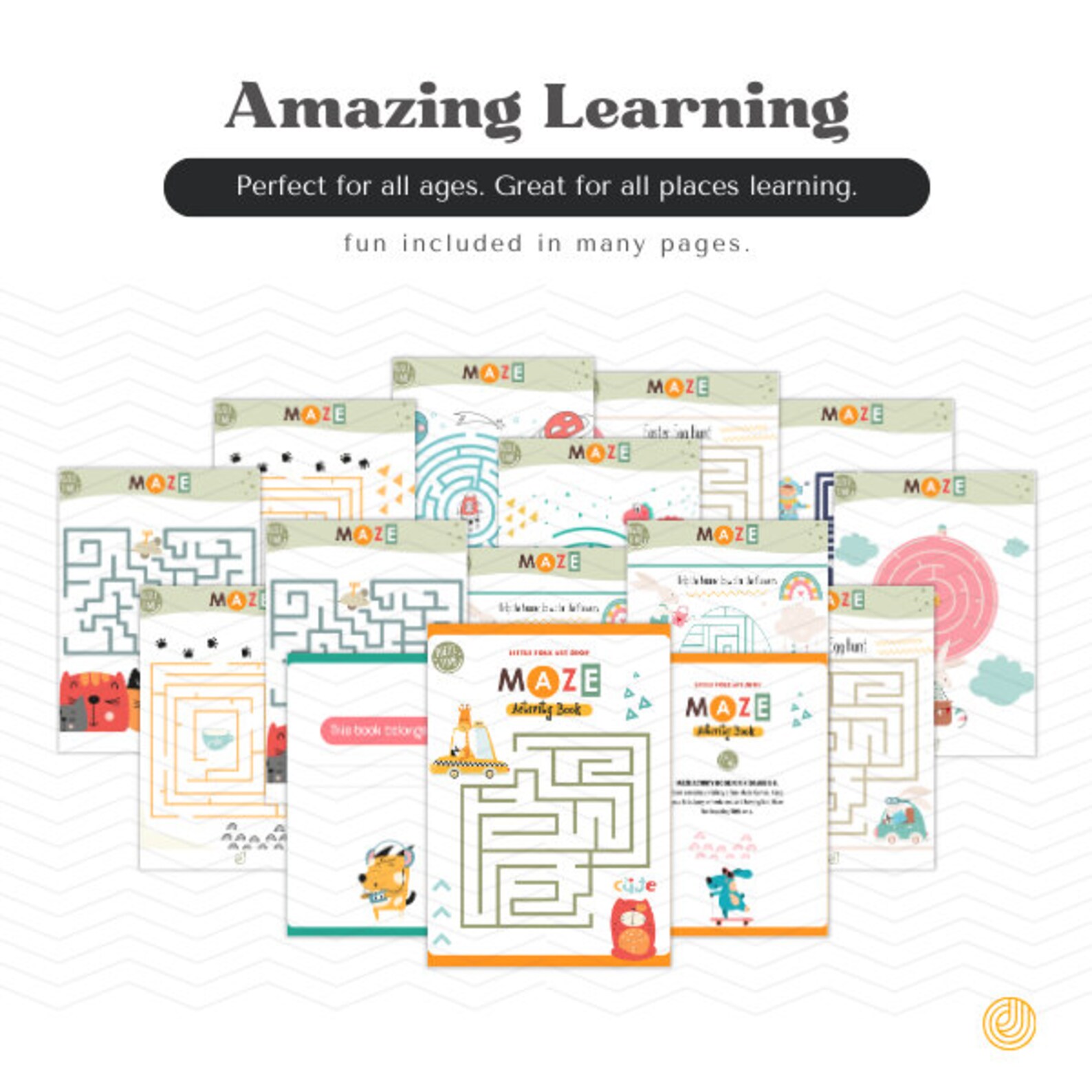 Kids Activity Book Printable Activity Pages for Kids Maze Solving ...