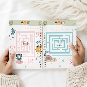 Maze Puzzles Activity Printable Games, Digital Puzzle Learning ...