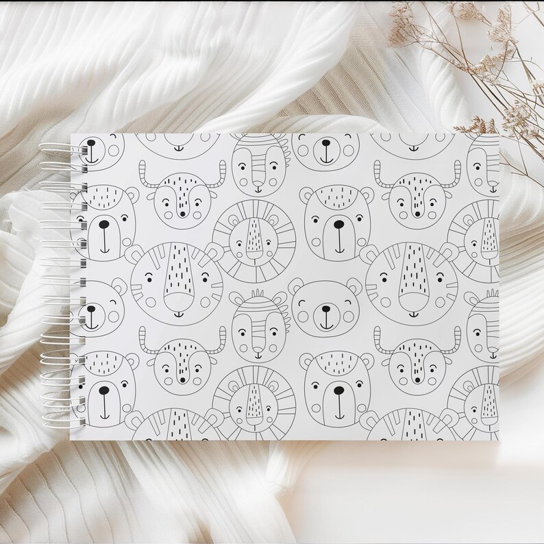 Kids Printable Colouring Pages Kids PDF Animal Digital Colouring ...