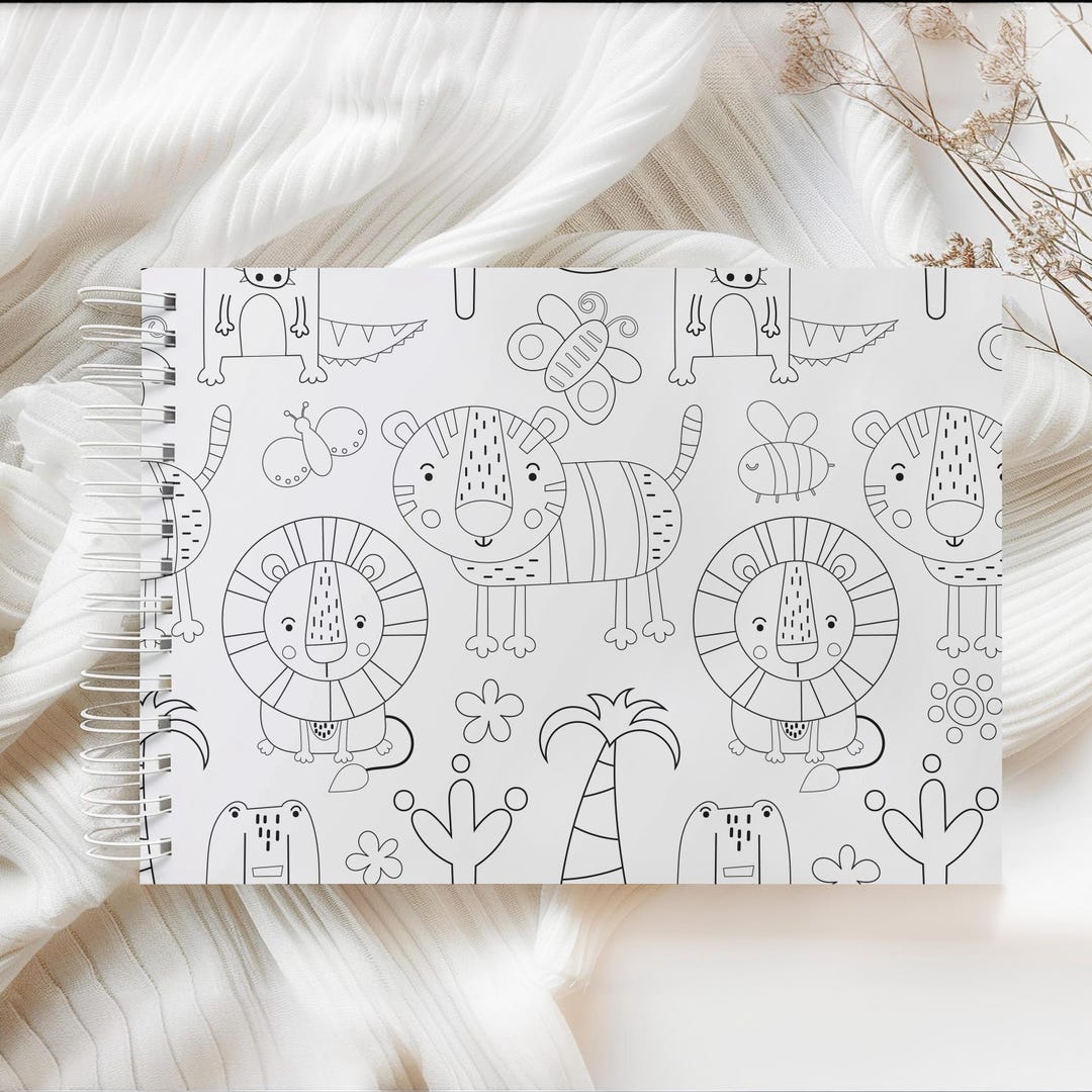 Kids Printable Colouring Pages | Kids PDF Animal Digital Colouring ...