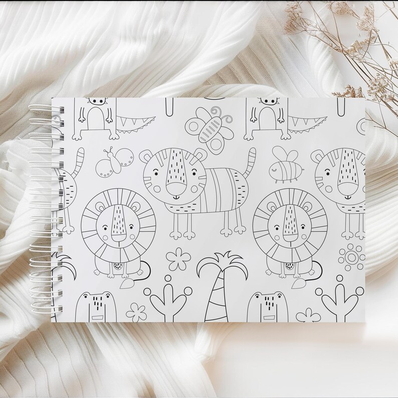 Kids Printable Colouring Pages | Kids PDF Animal Digital Colouring ...