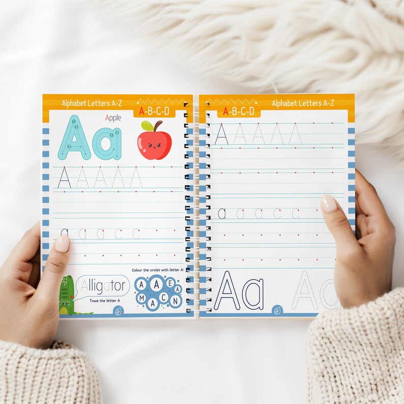 Alphabet Tracing Workbook Learn to Write Alphabet A-Z Tracing Letters ...