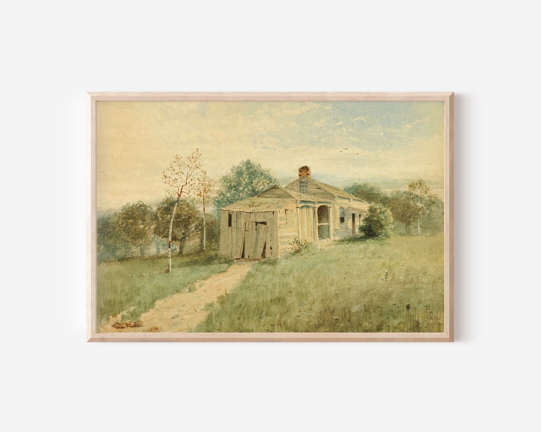 Country Landscape Art, Vintage Art, Farmhouse Art, Scenic Art ...