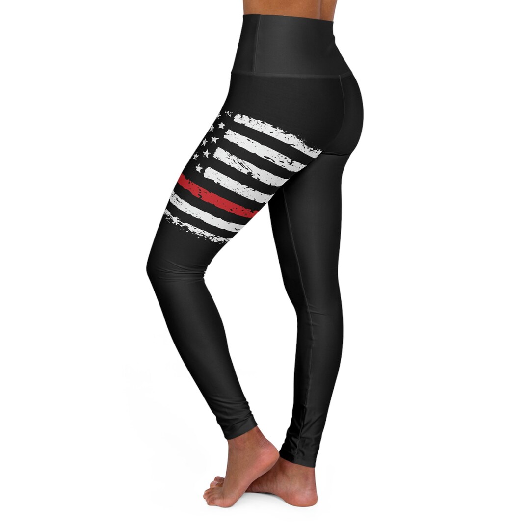 Fire Fighter Leggins, Fire Flag, Fire Fighter Gifts, Fire Wives, Gifts ...
