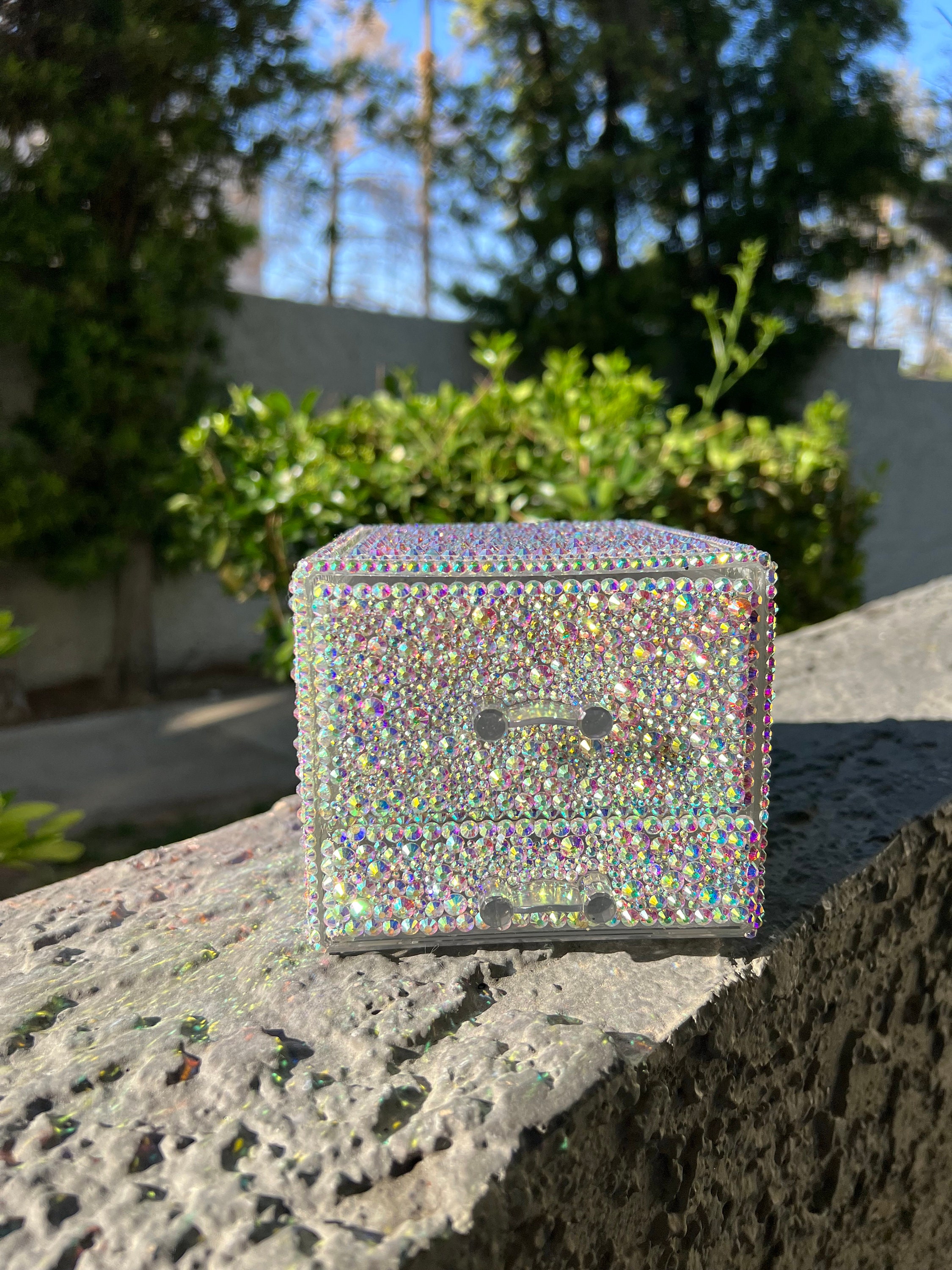 Rhinestone Bling Storage Box Jewelry Box Vanity Organizer - Etsy