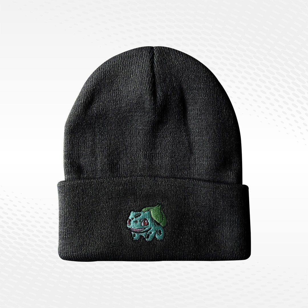Bulbasaur Hat Embroidered Poke Beanie Spring Winter Hat Multiple Colors ...