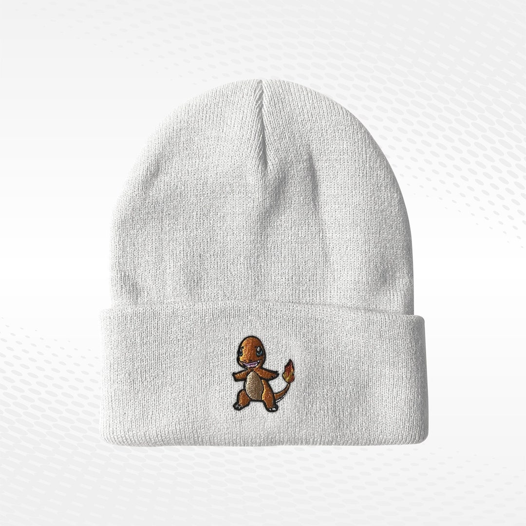 Charmander Hat Embroidered Poke Beanie Spring Winter Hat Multiple ...