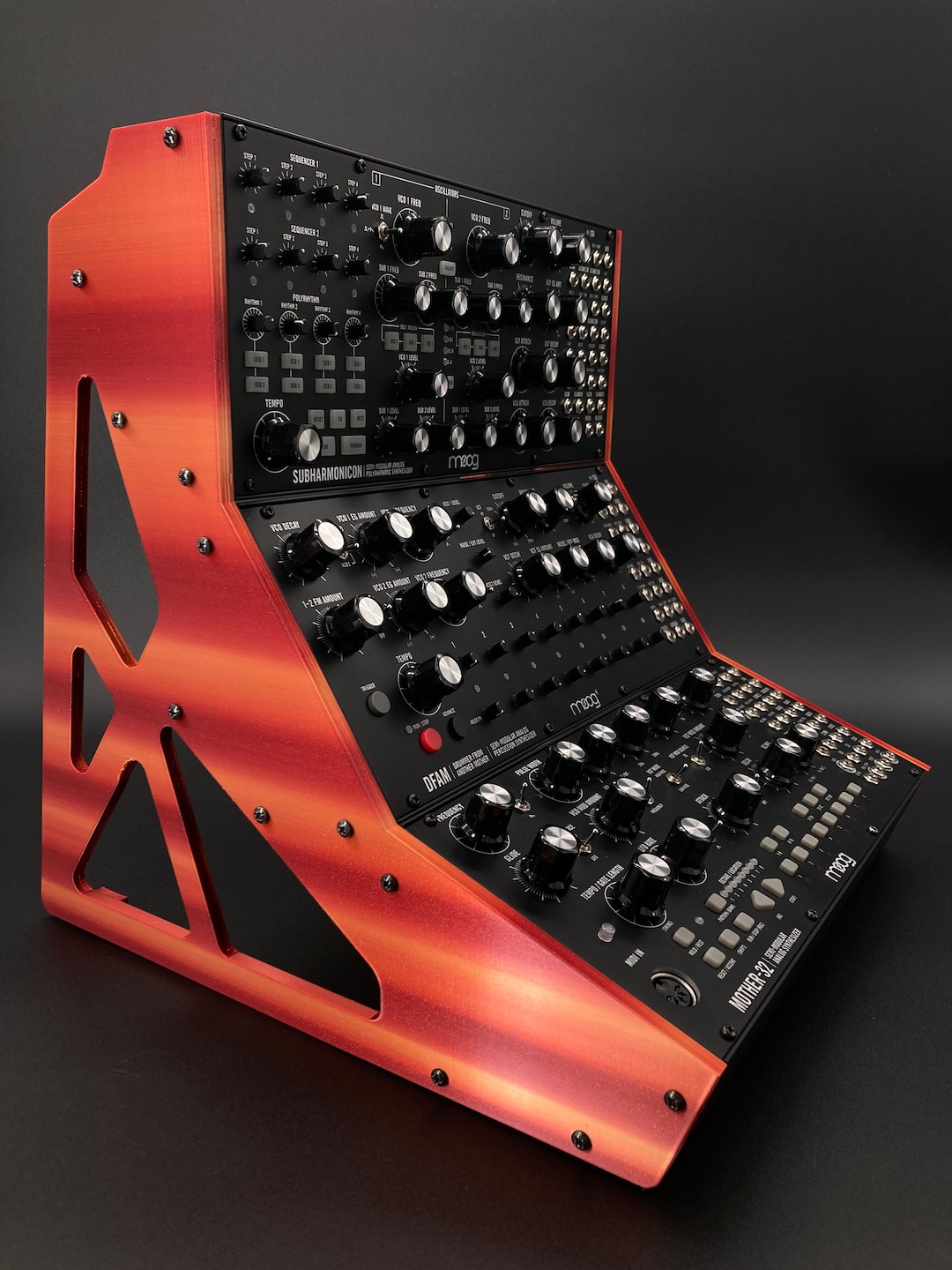 Moog 3 Tier Rack Stand for Semi-modulars mother 32, DFAM, Subharmonicon ...