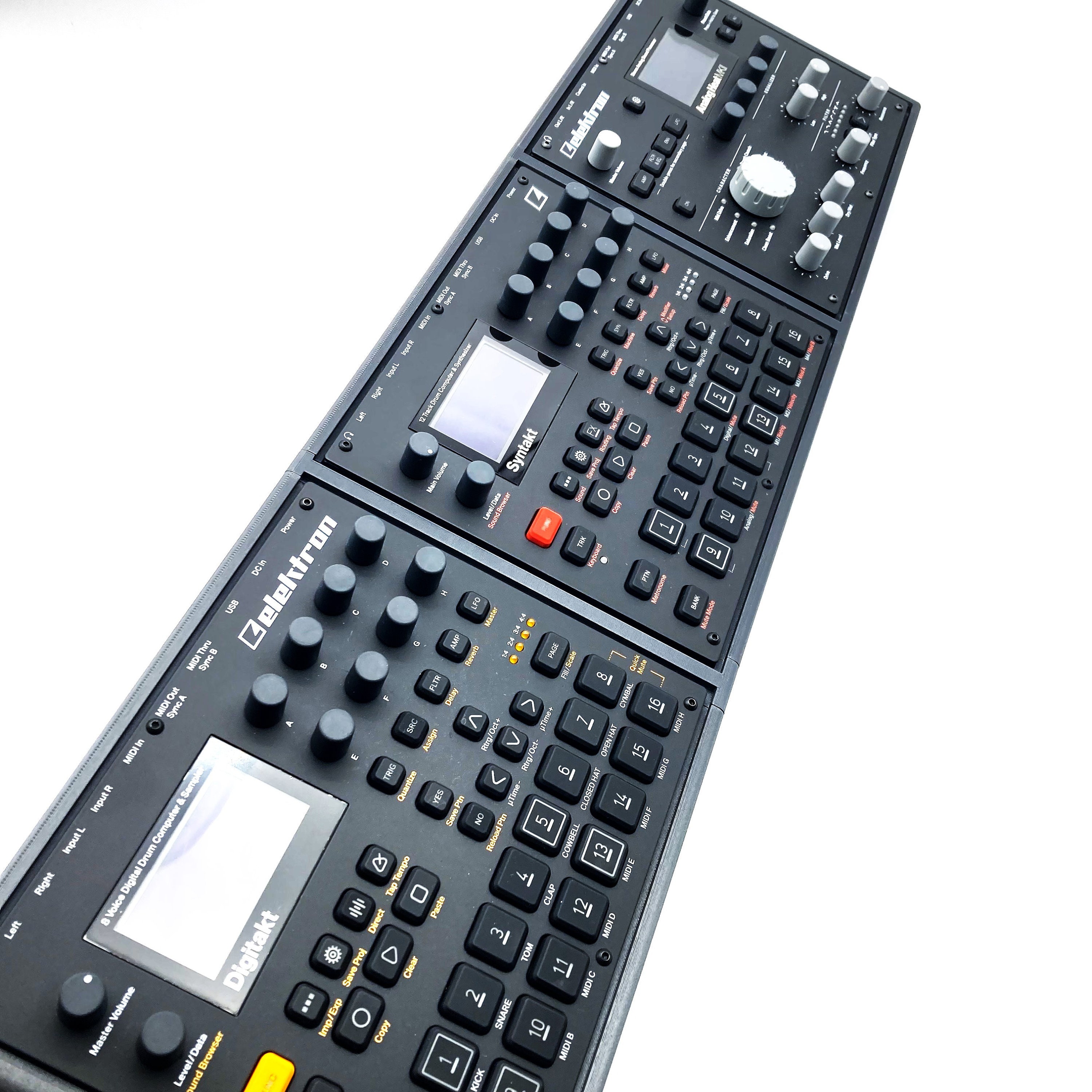 TRIPLE Side-by-side Digitakt / Syntakt / Digitone / Heat Stand ...