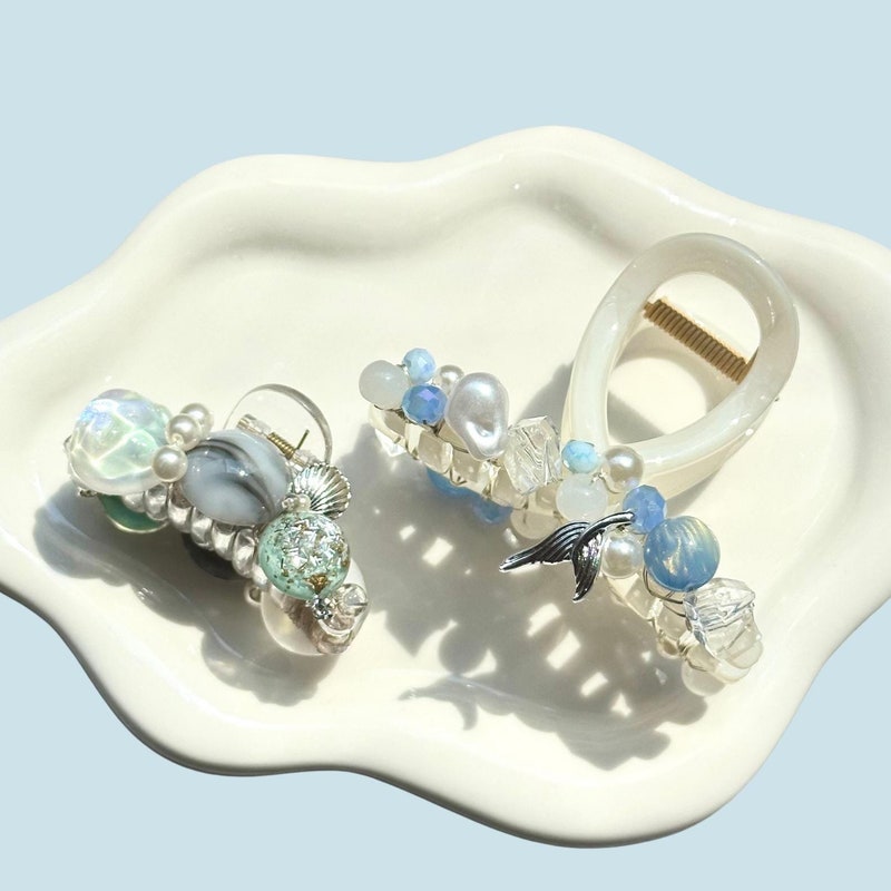 Sea Shell Hair Clips - Etsy