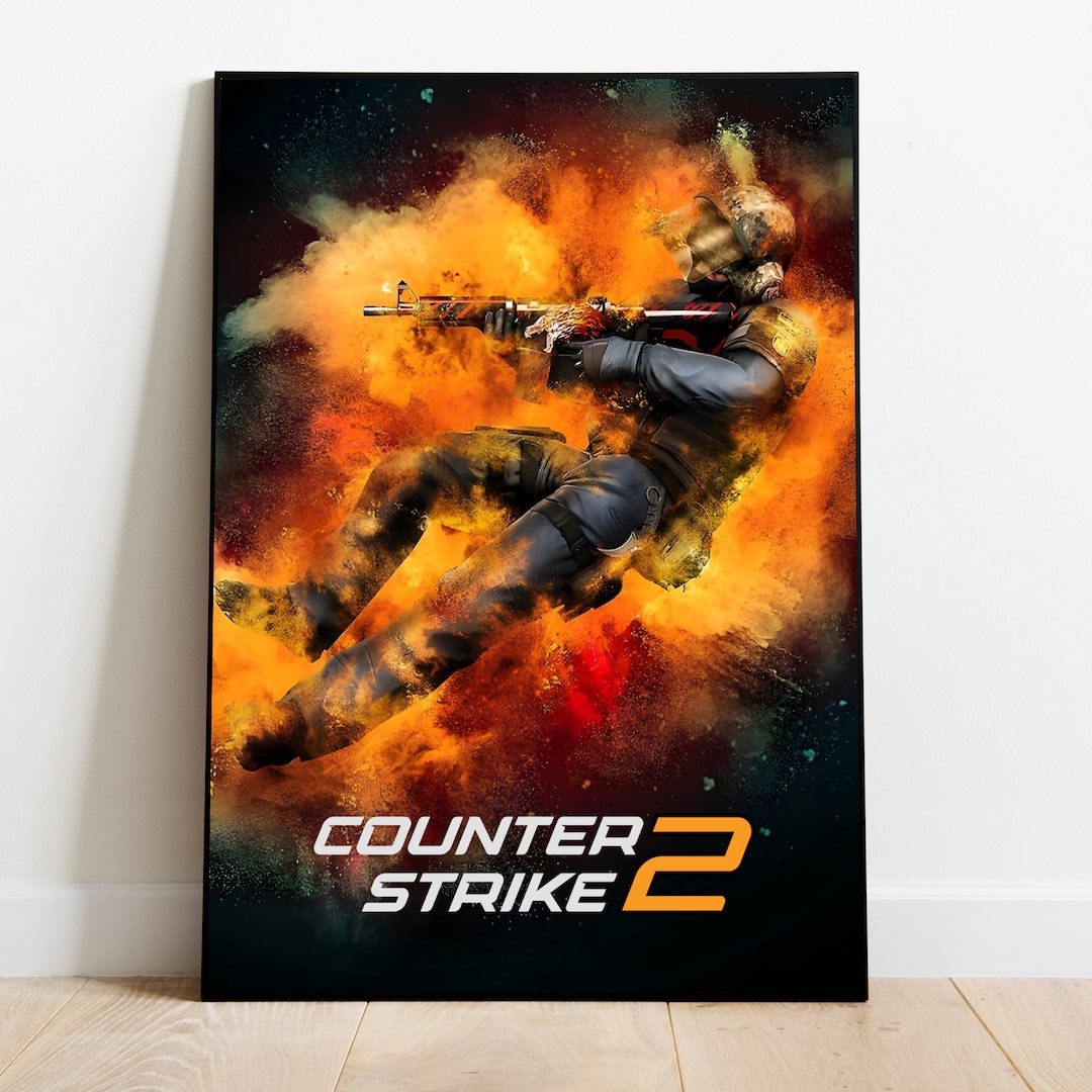 Counter Strike 2 Game Poster, Counter Strike Poster, Gaming Room Poster ...