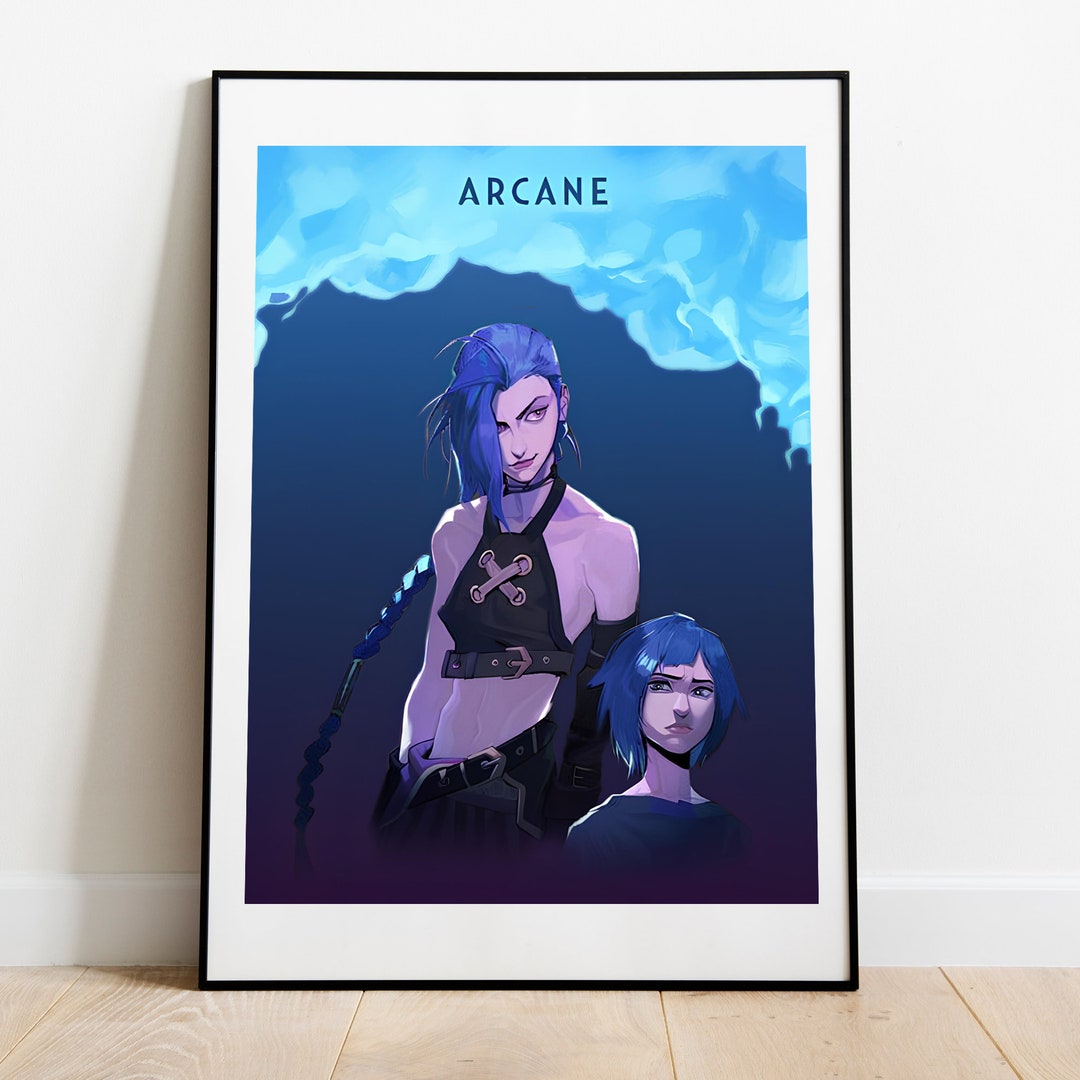 Arcane Poster Arcane Movie Poster Print League of Legends - Etsy