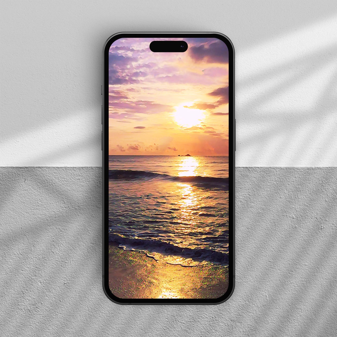 IPhone Wallpaper Costa Rica Beach Lock Screen Digital Art Download - Etsy