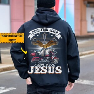 Christian Biker, I Ride With Jesus, Custom Motorcycle Photo, Custom ...