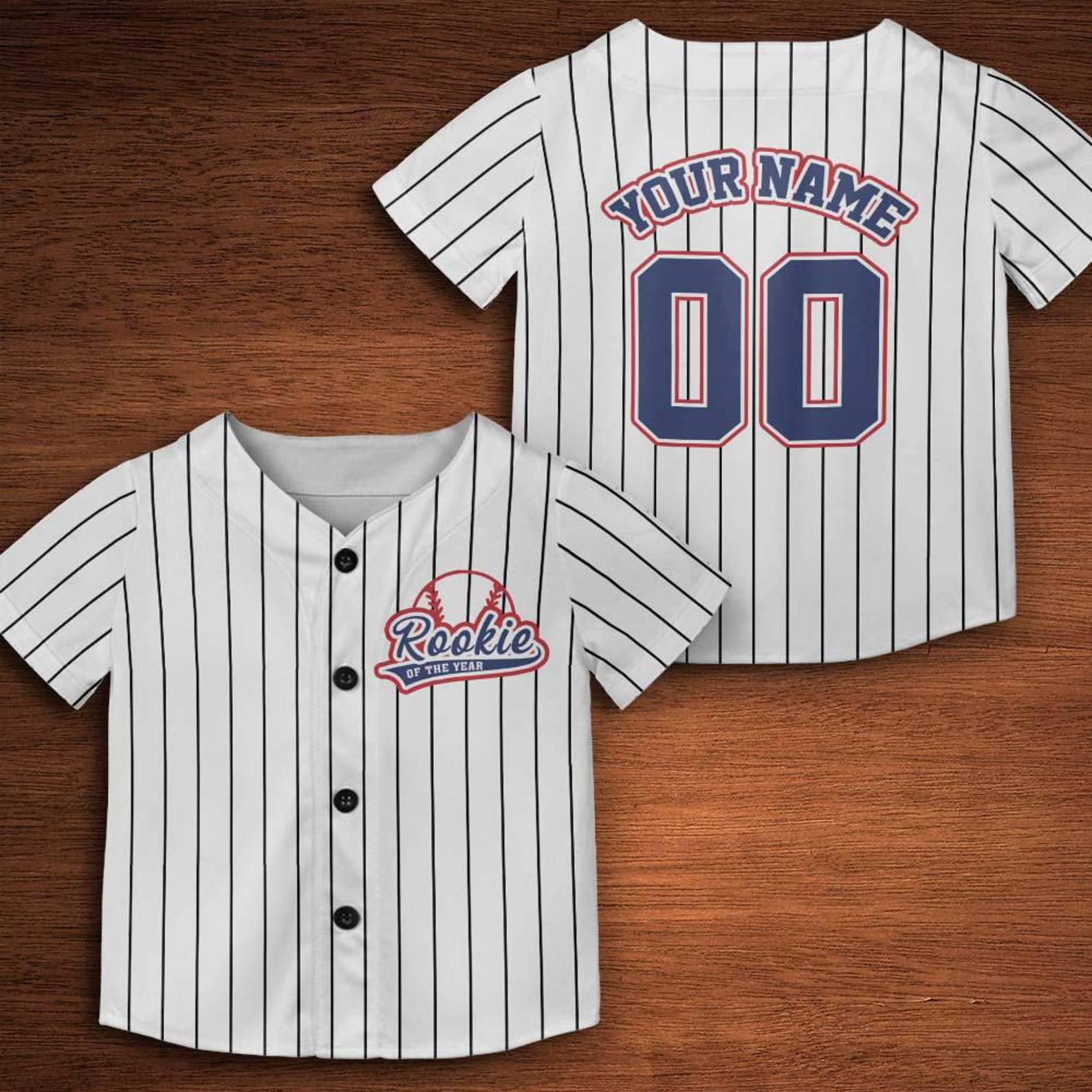 Rookie of the Year Jersey Shirt, Personalized Baseball Jersey, Custom ...