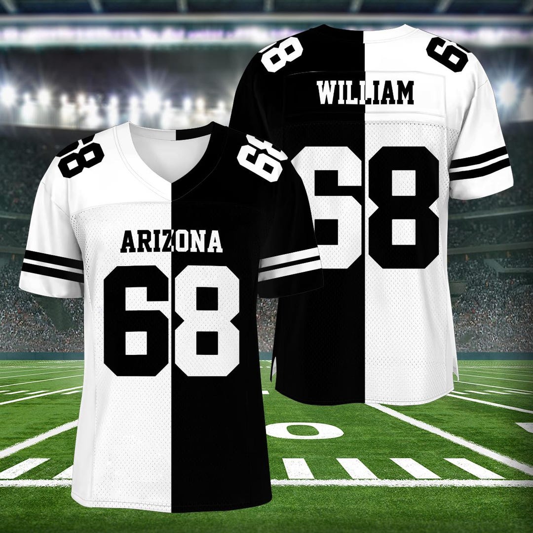 Custom Two Football Team Jersey, Personalized Team Name and Number ...